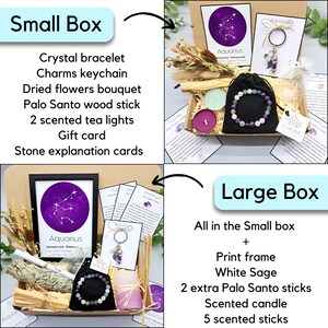 AQUARIUS Gift Box, Aquarius Zodiac Kit, Astrology Gift, February ...