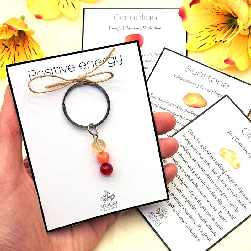 Crystal Keychain - Etsy