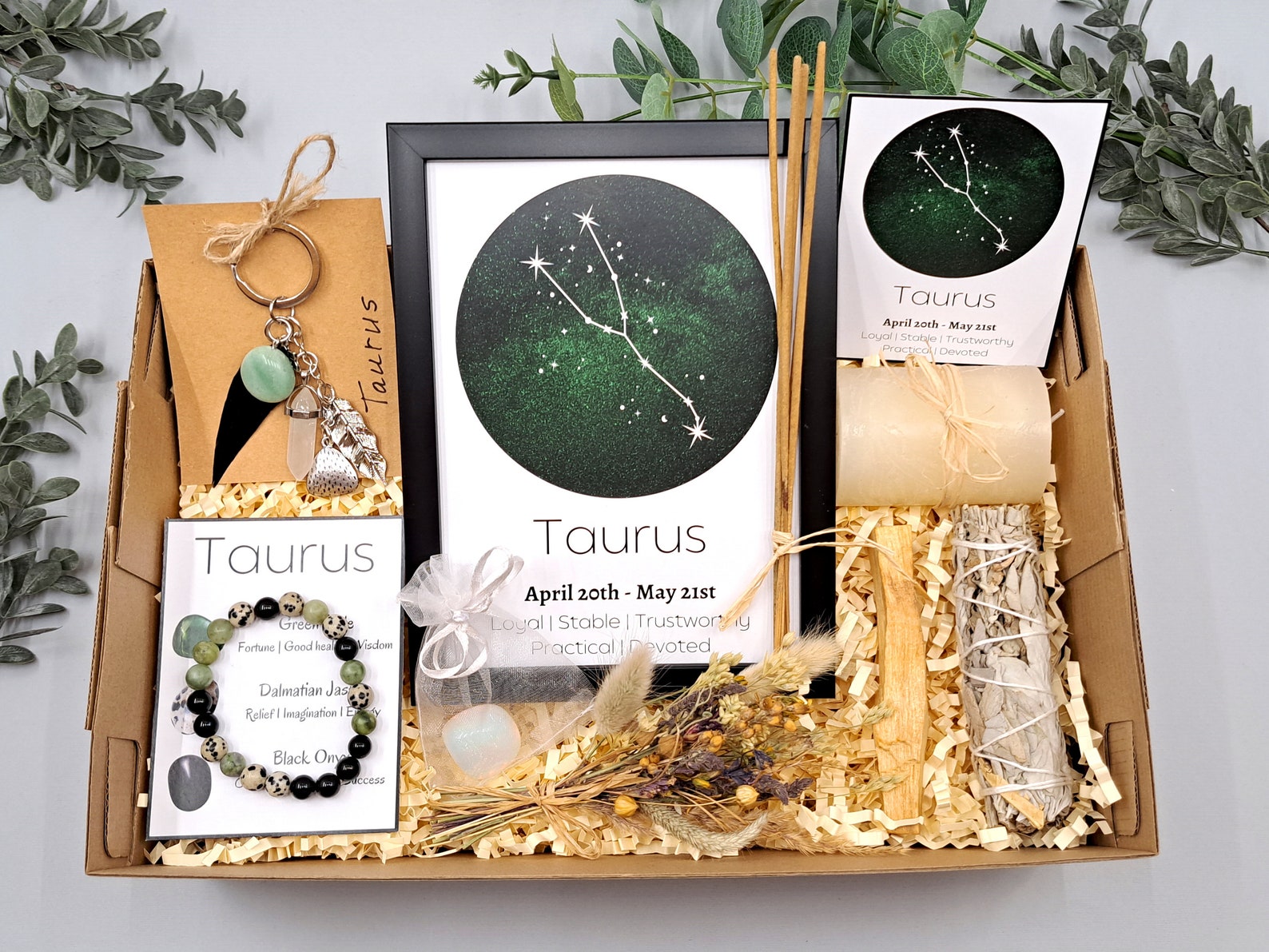 Taurus Gift Box Taurus Birthday Gift Taurus Gift Set for - Etsy
