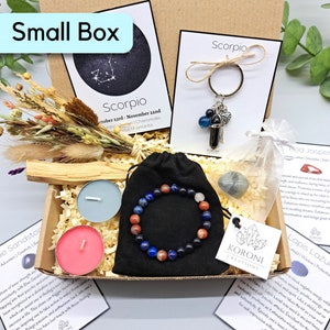 SCORPIO Zodiac Gift Box, Scorpio Crystal Set, Scorpio Birthstone Kit ...