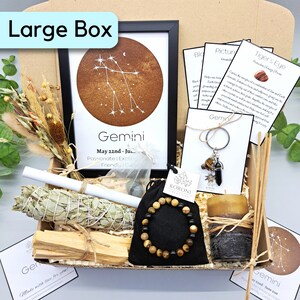 GEMINI Zodiac Crystal Set, Gemini Zodiac Birthstones, Crystal Kit for ...