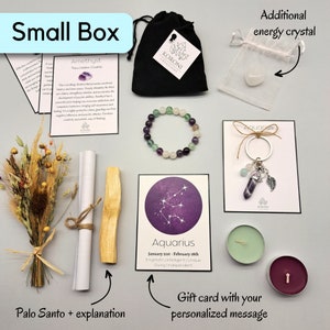 AQUARIUS Gift Box, Aquarius Zodiac Kit, Astrology Gift, February ...