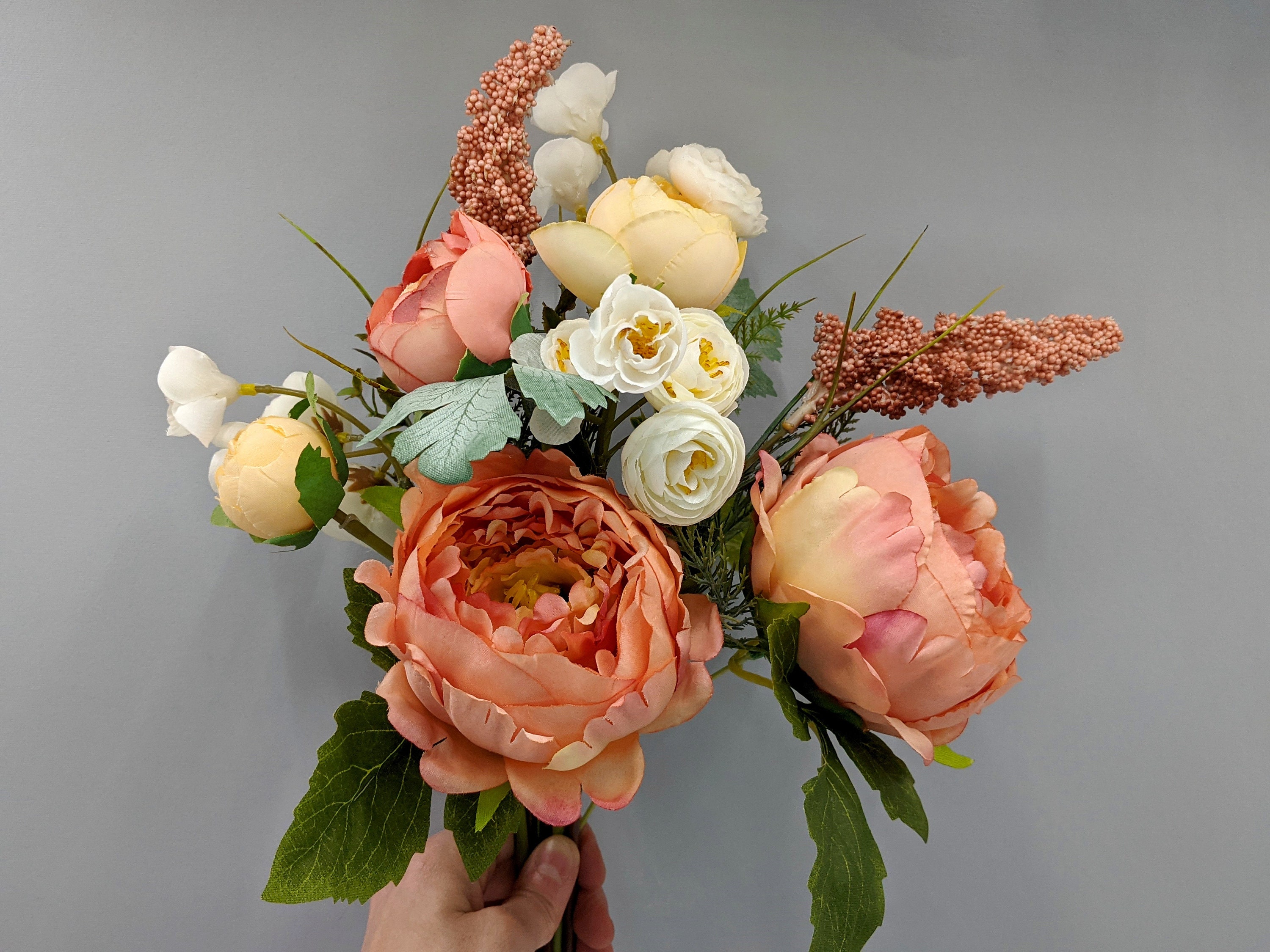 Peach Ranunculus Bouquet