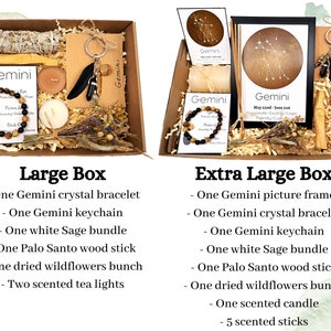 Gemini Gift Box Gemini Crystal Gift Gemini Birthday Box - Etsy