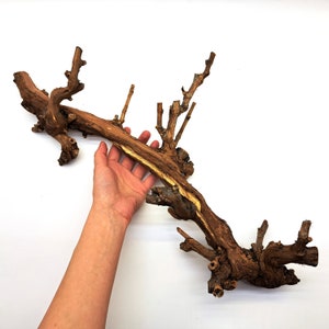 20.5'' Large Natural Wood Branch, Vine Wood Branch, Natural Wood ...