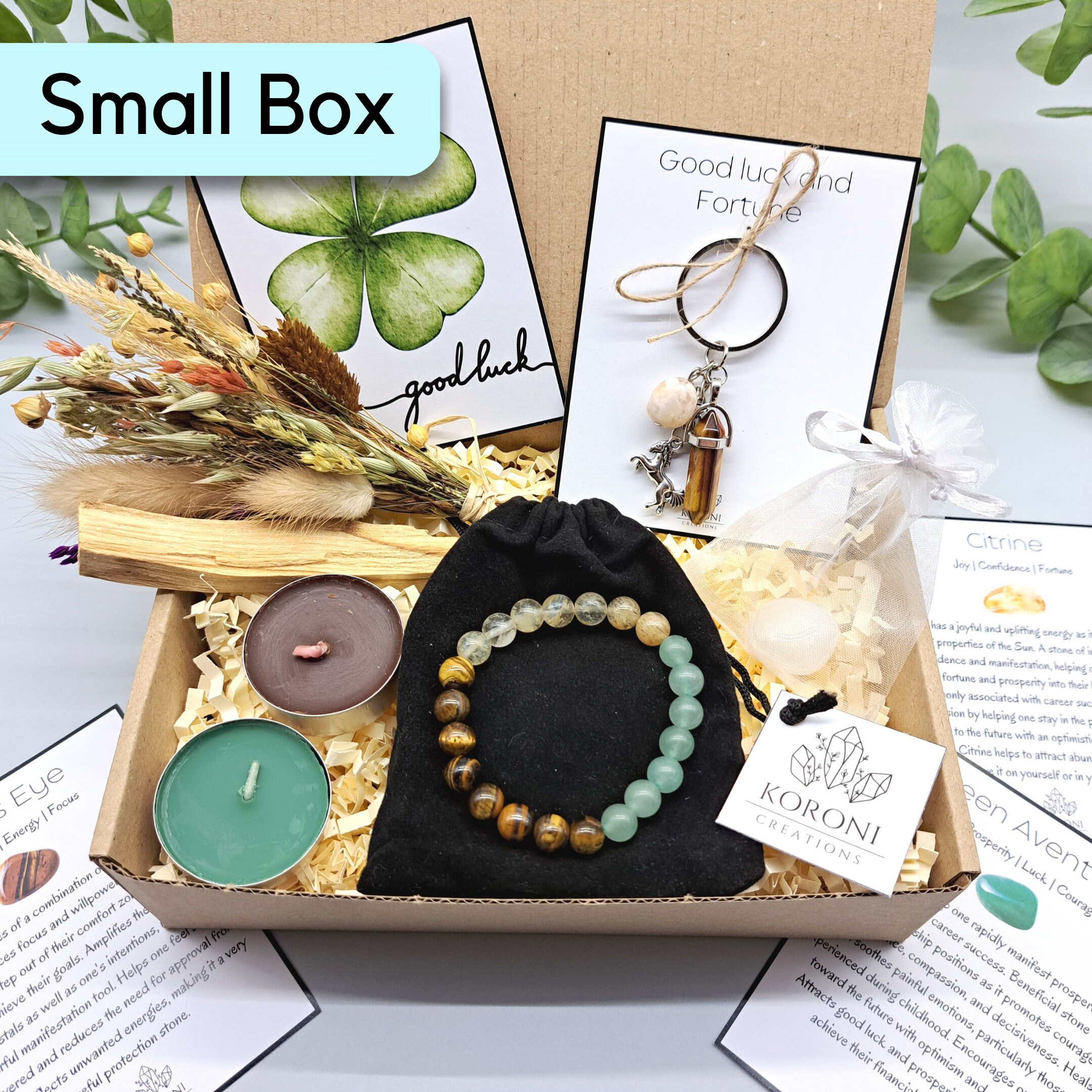 ATTRACT GOOD LUCK Set, Luck and Fortune Kit, Good Fortune Gift Box ...