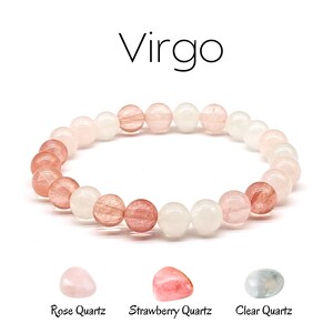 VIRGO Gift Set for Her, Virgo Crystals Bracelet, Zodiac Gift Box, Virgo ...