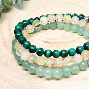 PROSPERITY Crystal Bracelet Set Good Fortune Jewelry Attract Wealth ...