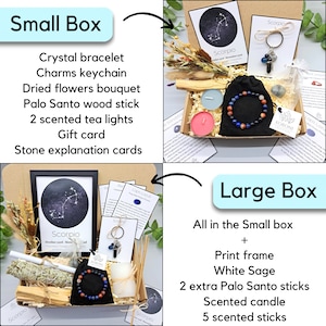 SCORPIO Zodiac Gift Box, Scorpio Crystal Set, Scorpio Birthstone Kit ...