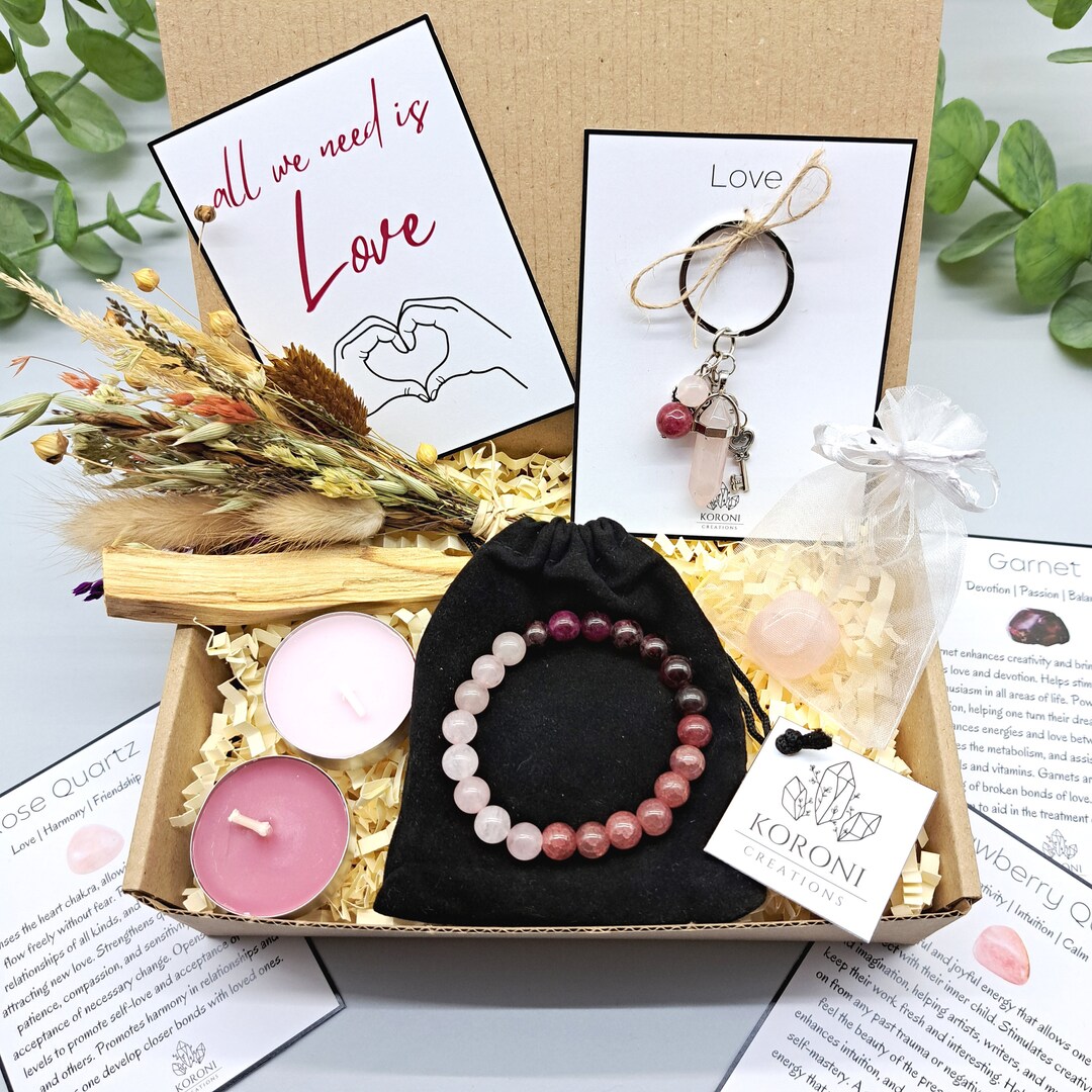 ATTRACT LOVE Crystal Set, Love Gif Box, Attract Love Crystals, Love ...