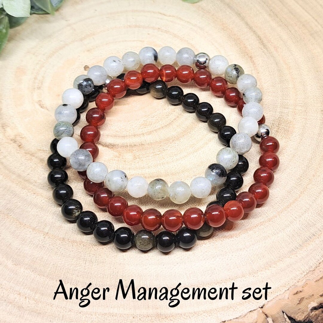 Release and Control ANGER Healing Bracelet ANGER MANAGEMENT Adults ...