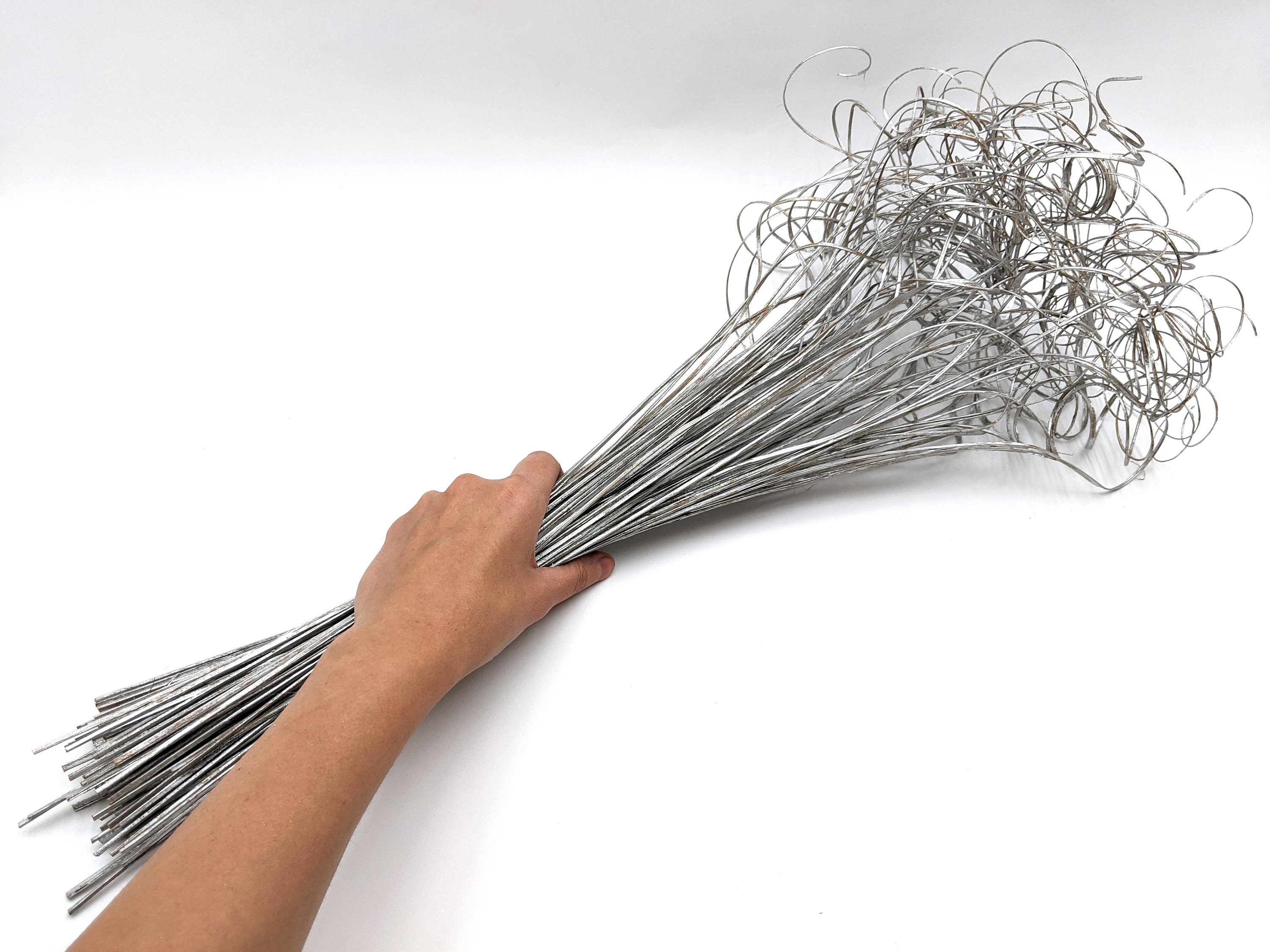 Silver Curly Ting Ting Silver Decoration Silver Centerpiece - Etsy