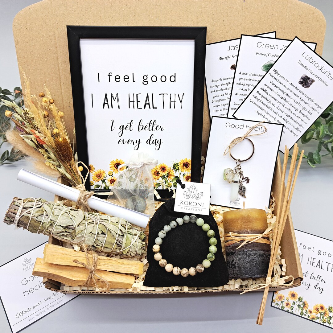 GOOD HEALTH Gift Box Get Well Gift Box Healing Vibes Gift - Etsy