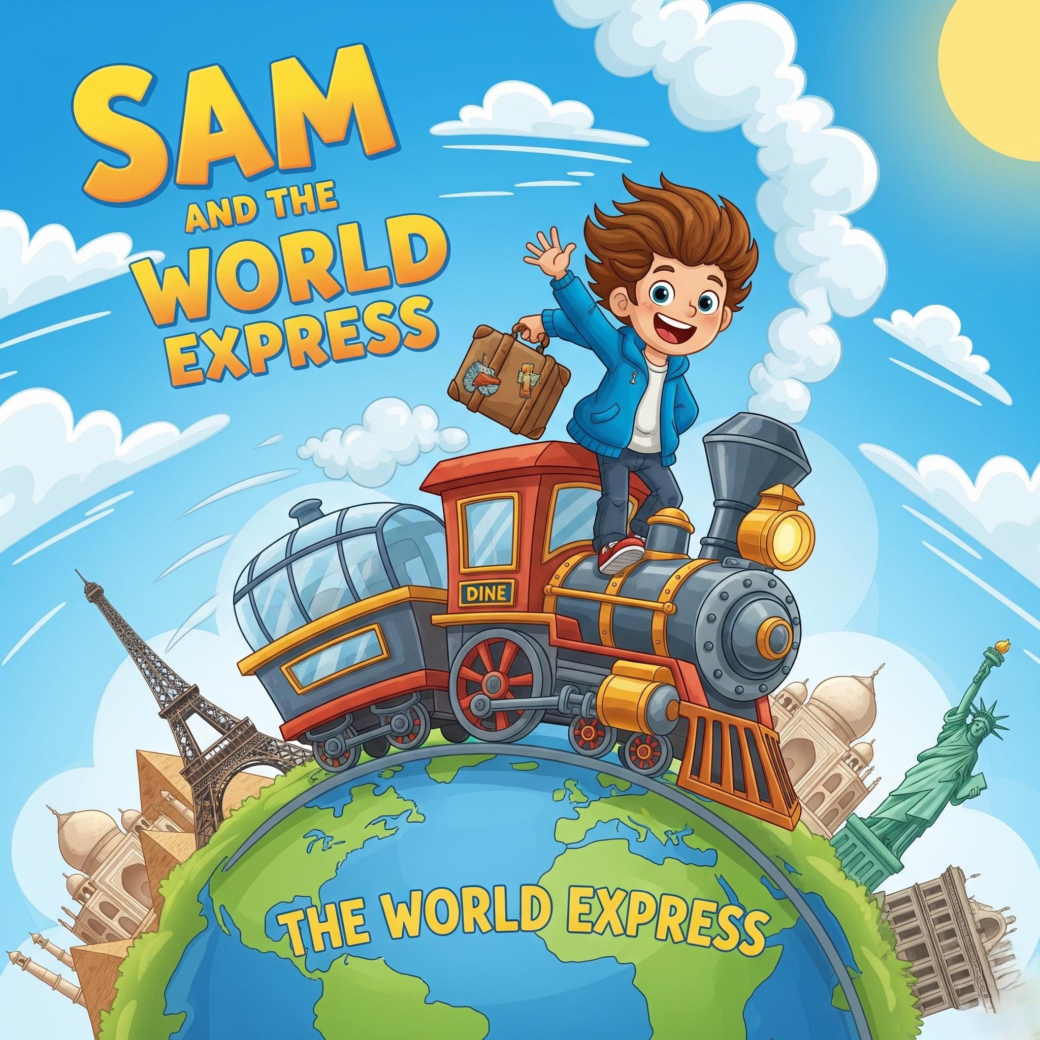 Kids' Travel Storybook: Sam and Friends' World Train Adventure - Etsy