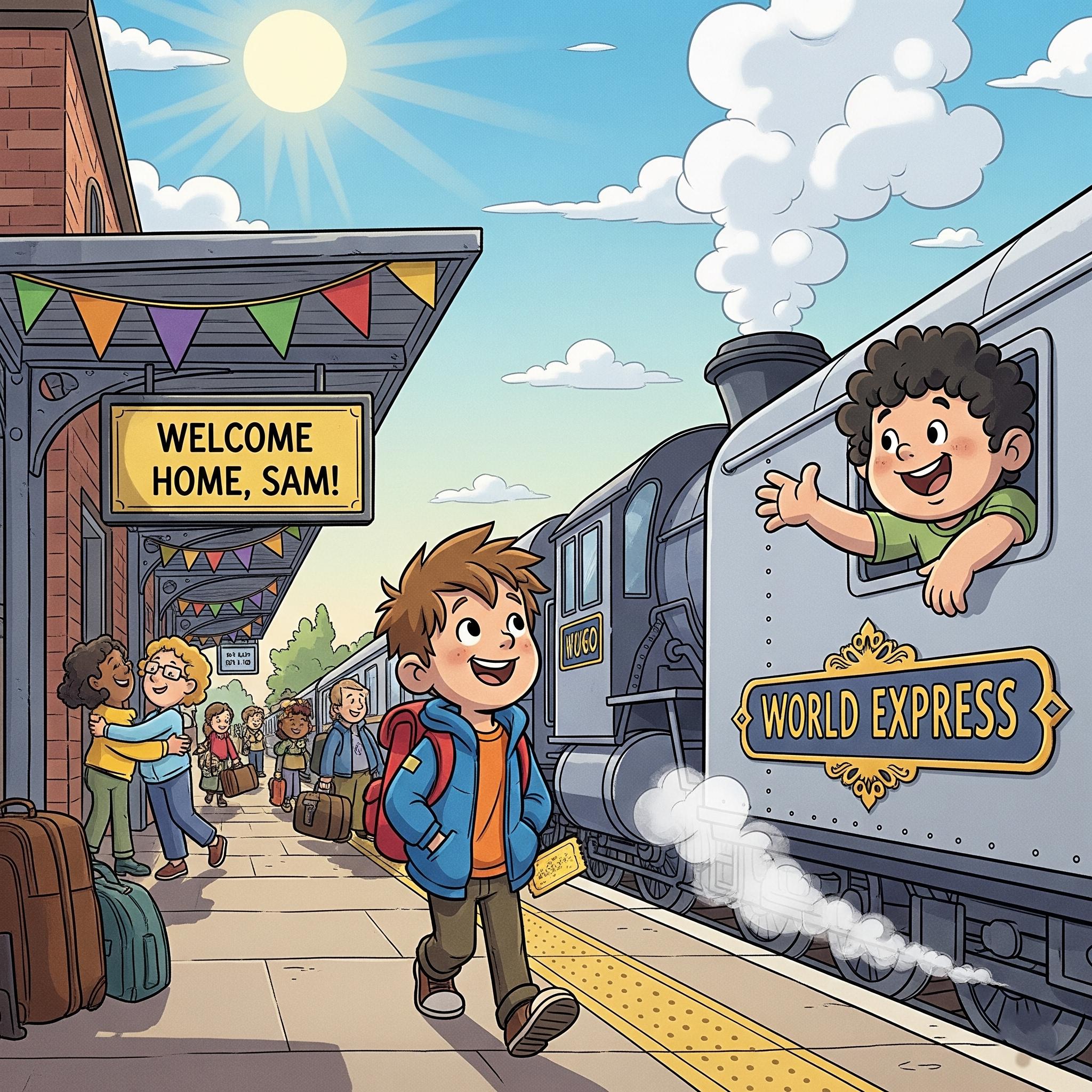 Kids' Travel Storybook: Sam and Friends' World Train Adventure - Etsy