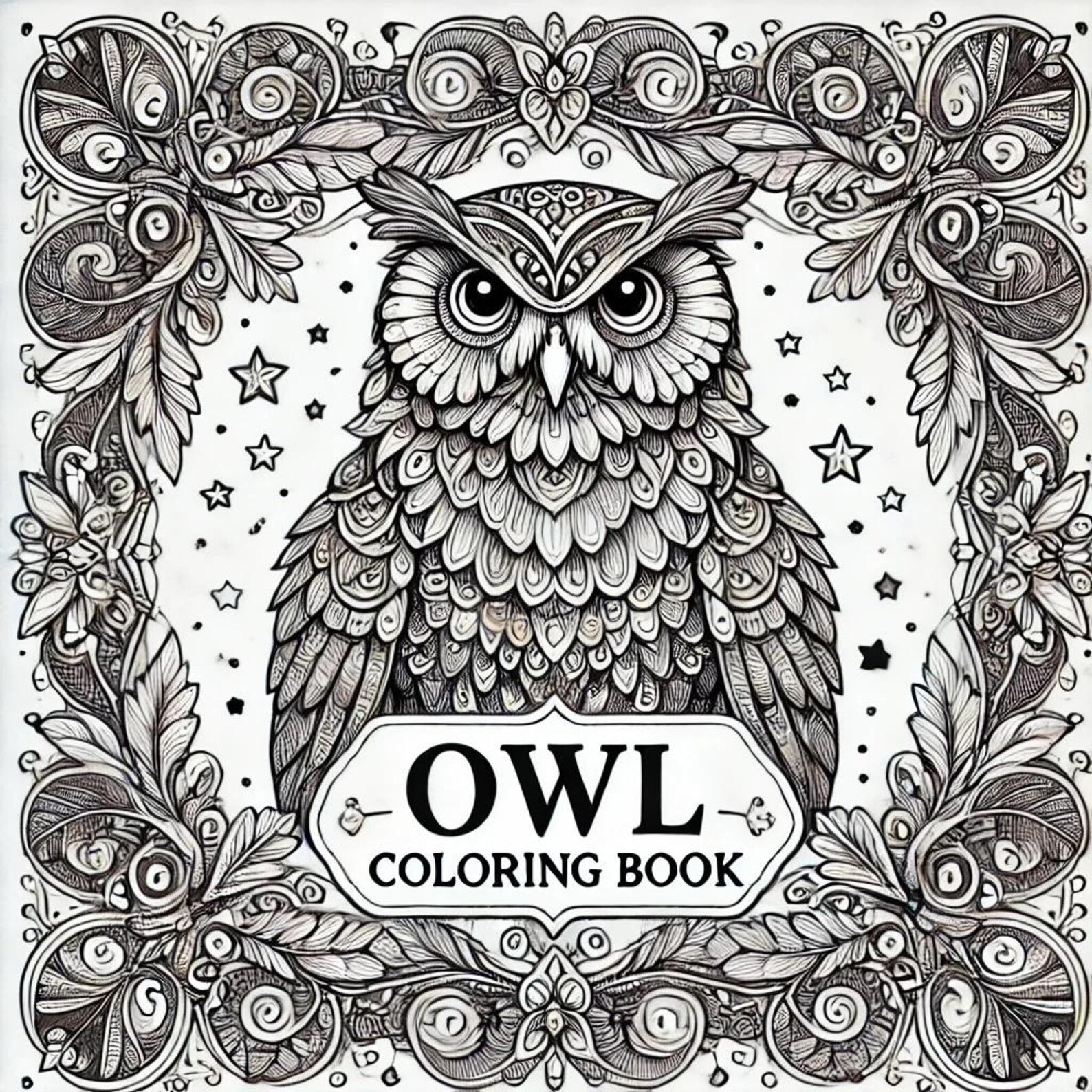 Owl Coloring Book Pages - Owl Coloring Book - Variety of Owls Coloring ...