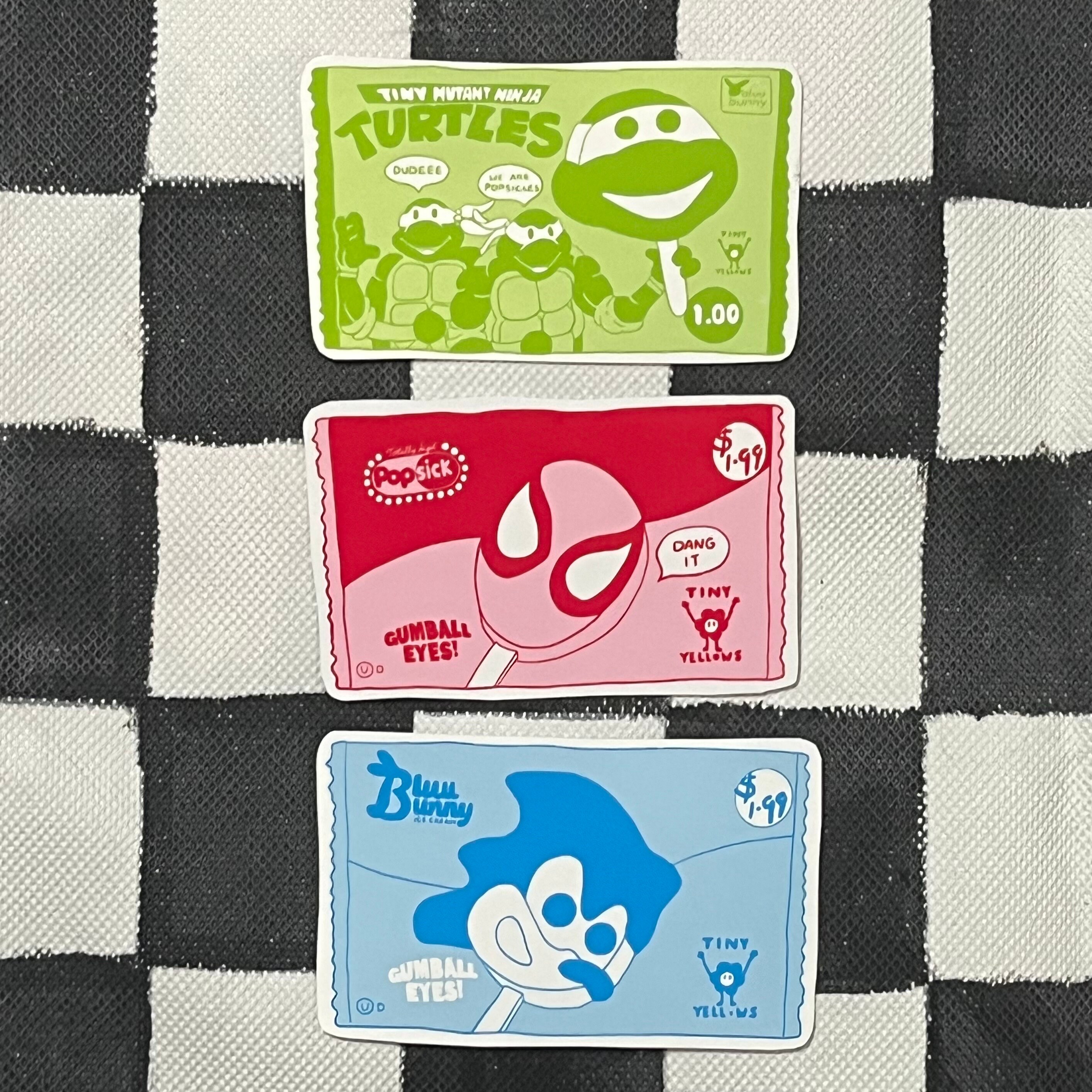 Sonic Popsicle Glossy Sticker Cute Sticker Original - Etsy