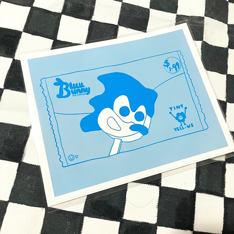 8x10 Sonic the Hedgehog Popsicle Art Print Original Artworks - Etsy