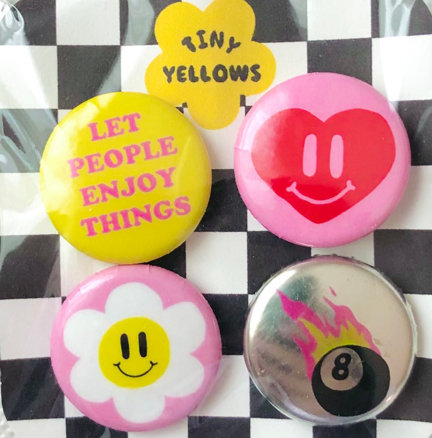 Tiny Button Pack V1 Cute Pins Cartoon Button Pin - Etsy