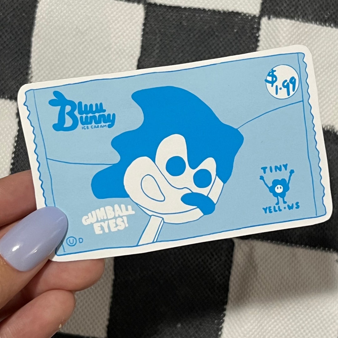 Sonic Popsicle Glossy Sticker Cute Sticker Original Artwork Waterproof ...