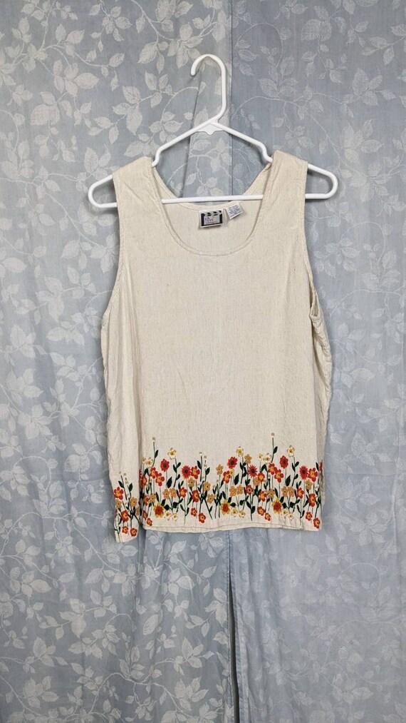 Zara floral boxy tank - Gem
