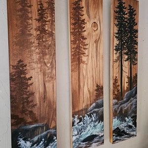 Wood Wall Art Gift Decor Set of 3 (custom Made to Order) - Etsy Canada