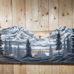 Handmade Wall Art Decor on Spruce Wood Ready to Hang on Your Wall ...