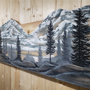 Handmade Wall Art Decor on Spruce Wood Ready to Hang on Your Wall ...