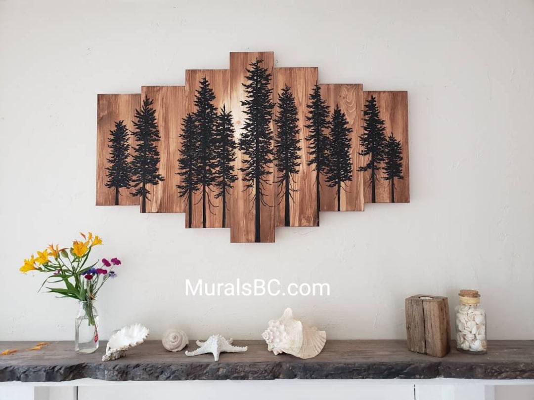 Handmade Wood Wall Art Decor Handmade on Vancouver Island Ready to Hang ...