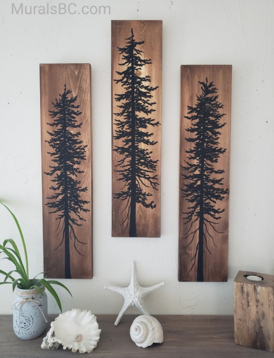 Wood Wall Art Gift Decor Set of 3 custom Made to Order - Etsy Canada