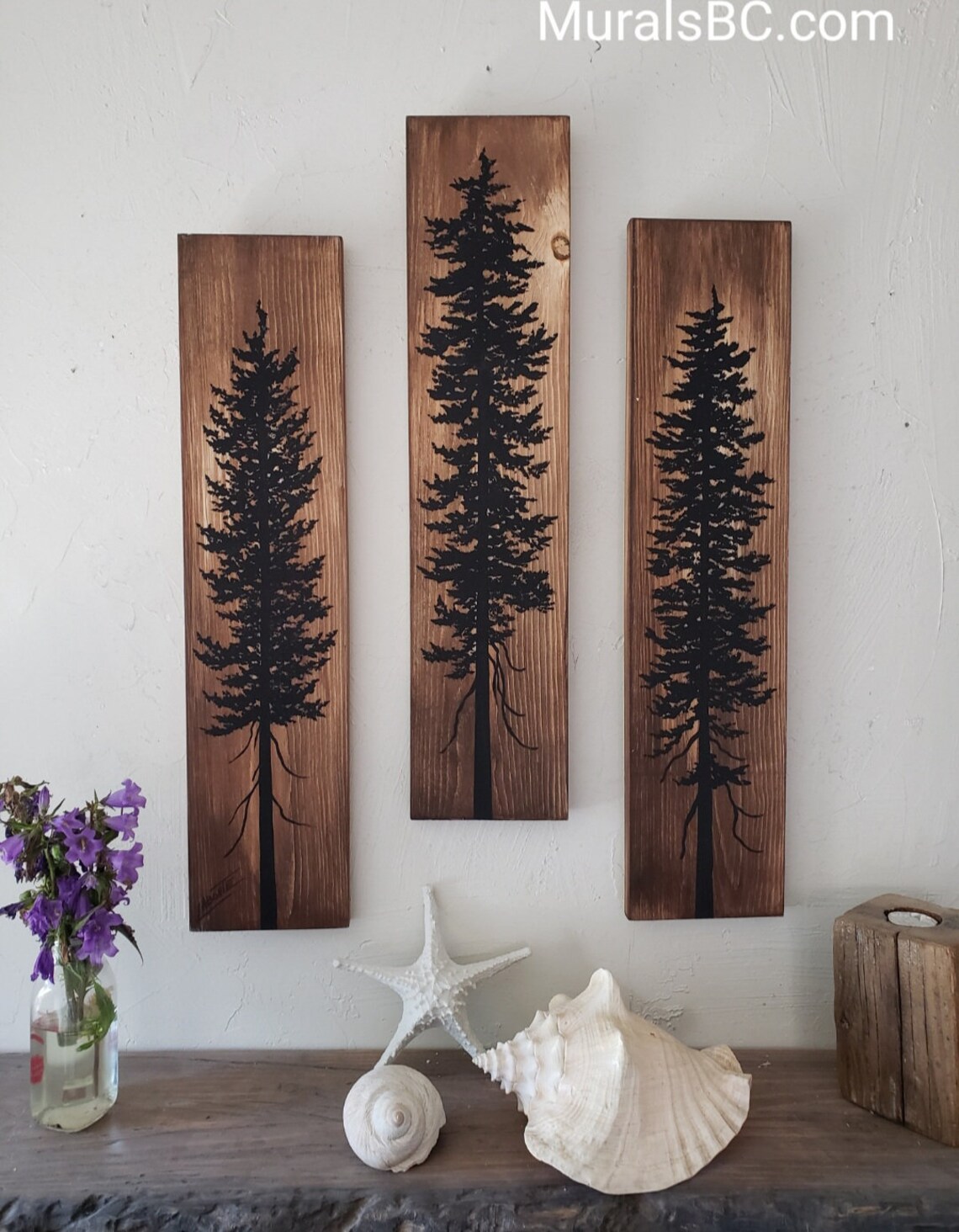 Wood Wall Art Gift Decor Set of 3 custom Made to Order - Etsy Canada