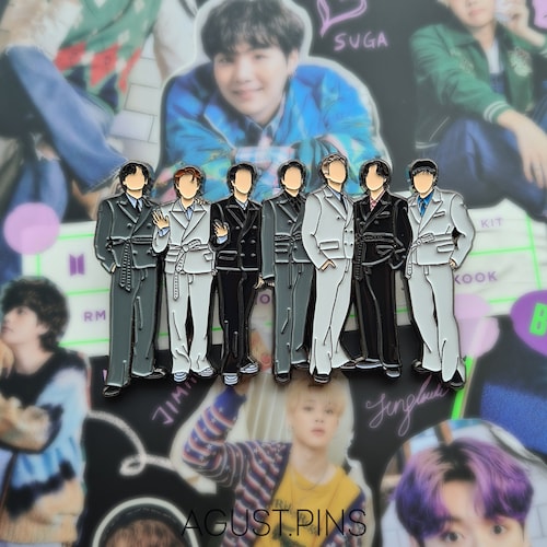 BTS Enamel Pin - Etsy