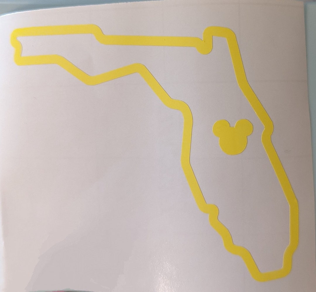 Disney Florida Decal - Etsy