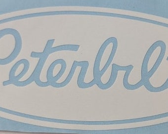Peterbilt Vinyl Decal - Etsy