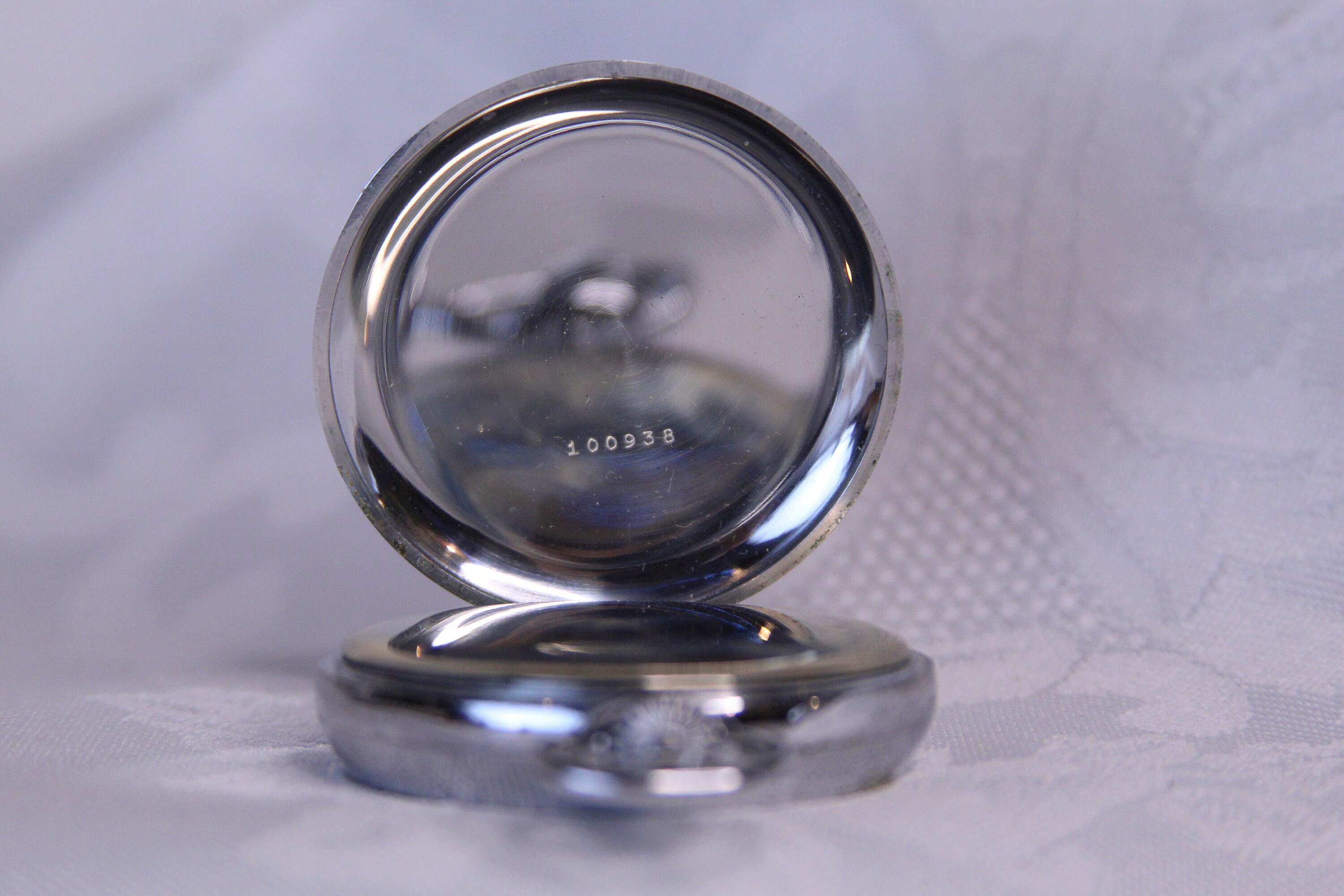 Junghans 7 Jewels Chrome Pocket Stop Watch, Round 7 Jewel Snap Caseback Pocket Stop Watch ...