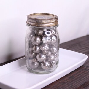 Vintage Steel Marbles in 1960 Ball Mason Jar Steely Marbles - Etsy