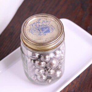 Vintage Steel Marbles in 1960 Ball Mason Jar Steely Marbles - Etsy