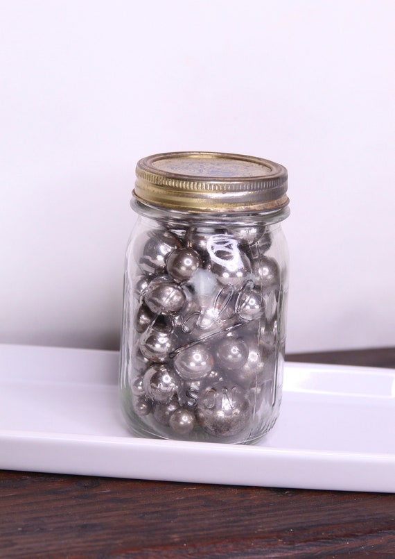 Vintage Steel Marbles in 1960 Ball Mason Jar Steely Marbles - Etsy