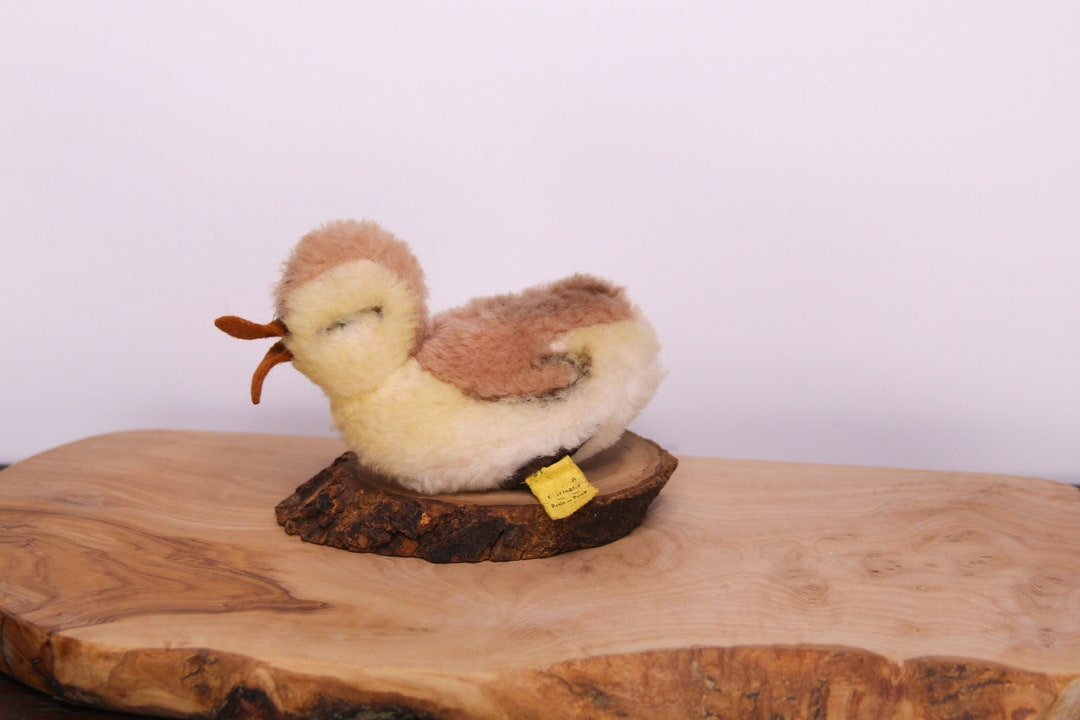 Steiff Mohair Duckling Stuffed Animal, Vintage From 1960s, Made in ...