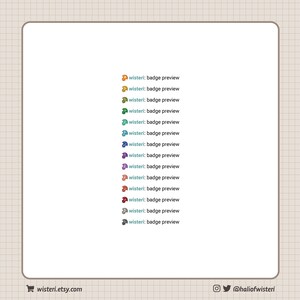 Convocation Crystal Badges | FFXIV Inspired | Twitch, Youtube, Discord ...