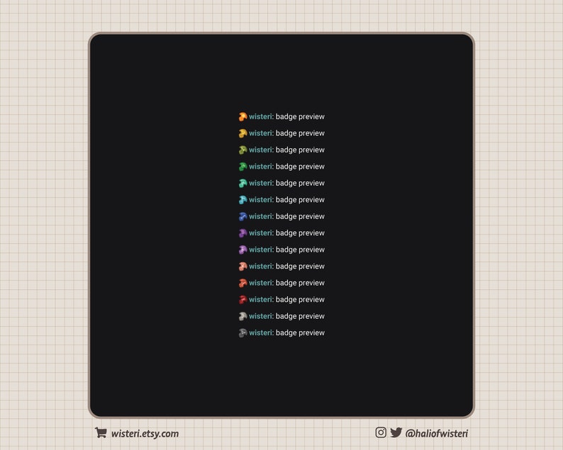 Convocation Crystal Badges | FFXIV Inspired | Twitch, Youtube, Discord ...