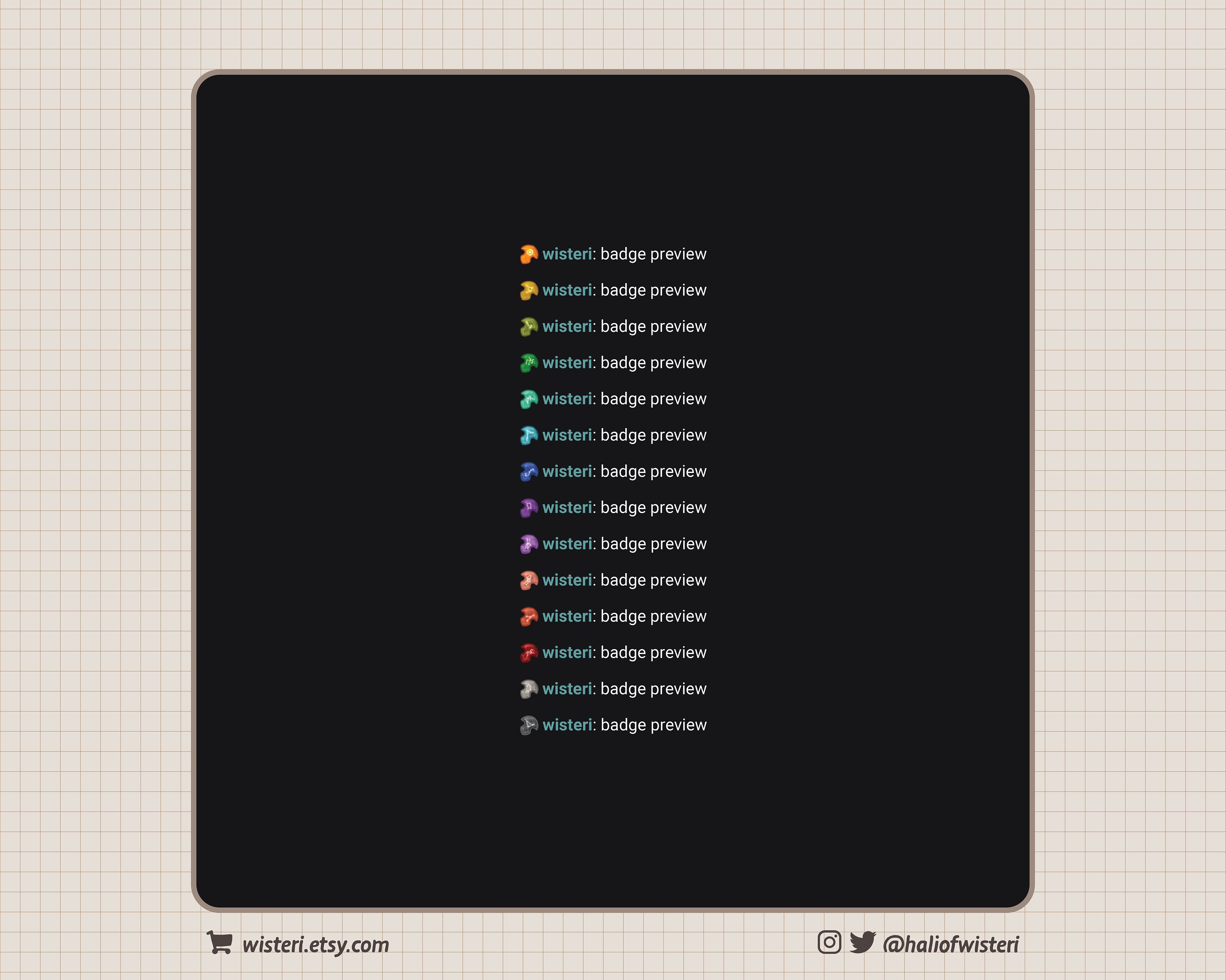 Convocation Crystal Badges | FFXIV Inspired | Twitch, Youtube, Discord ...