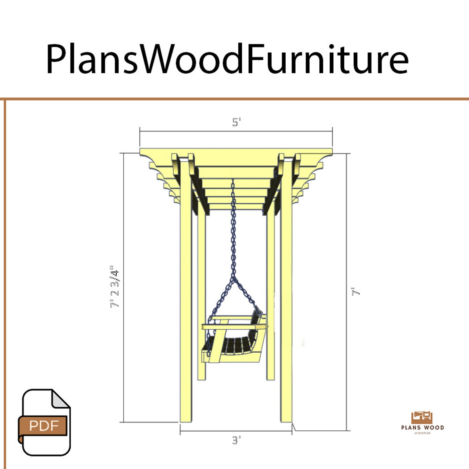 Arbor Swing Plans Step-by-step Digital Download - Etsy Canada