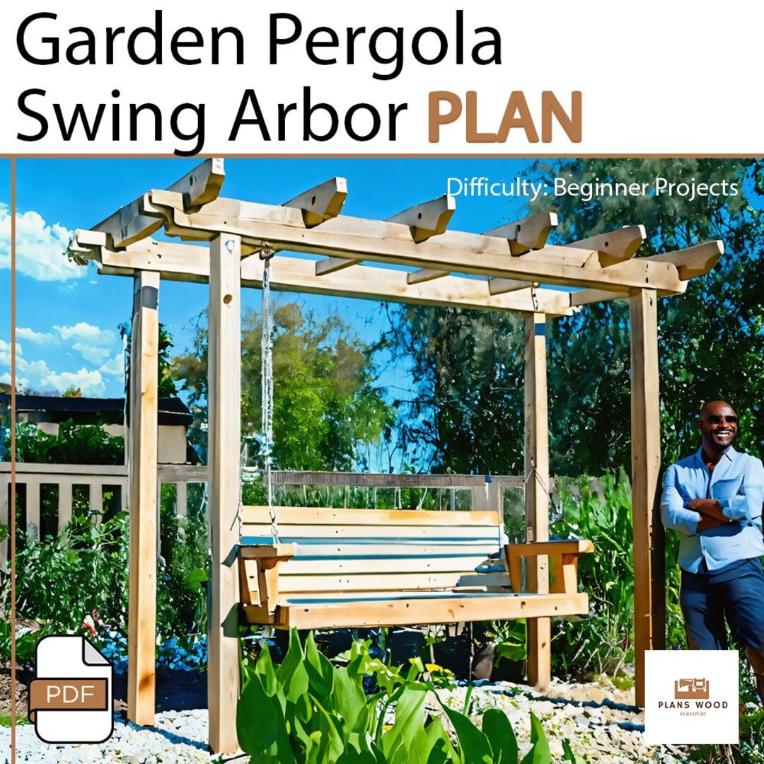 Arbor Swing Blueprint Easy Step-by-step Download - Etsy