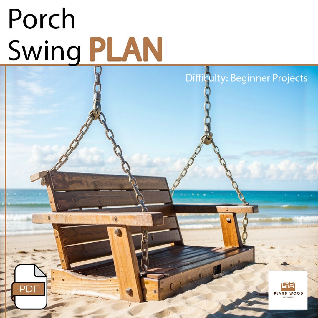 Porch Swing Plans Digital Download - Etsy