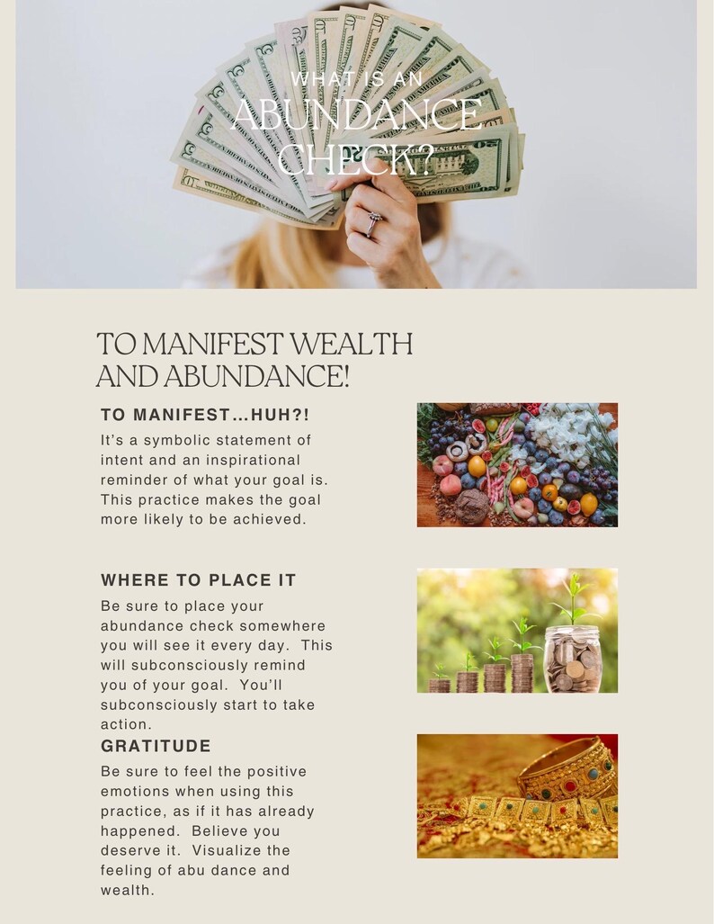 Abundance Check - Etsy