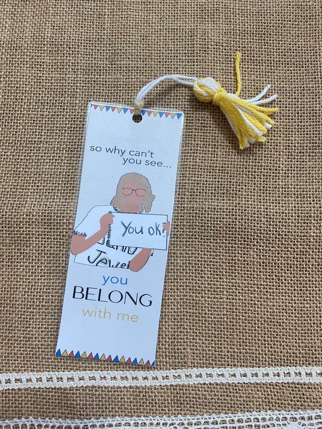 Taylor Swift You Belong With Me Bookmark - Etsy Österreich