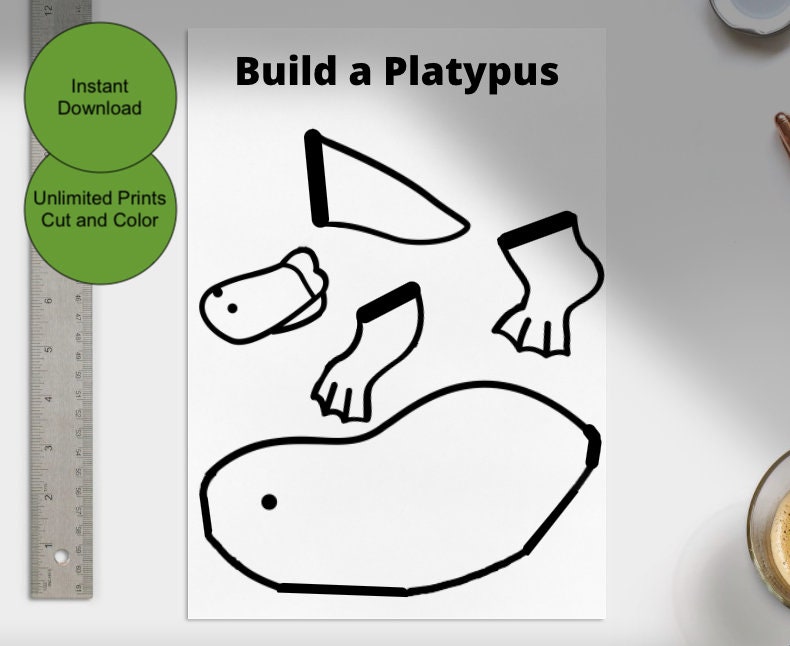 Home & Living Office & School Supplies Build a Platypus INSTANT ...