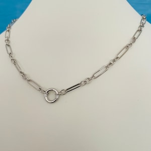 Custom Tombone Chain With Charm Holder Mixed Paperclip Chain With Charm ...