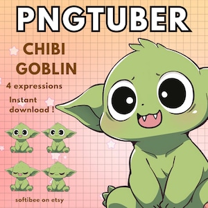 Goblin Vtuber Chibi Avatars for Streaming on Twitch & Youtube! 4x Dnd ...